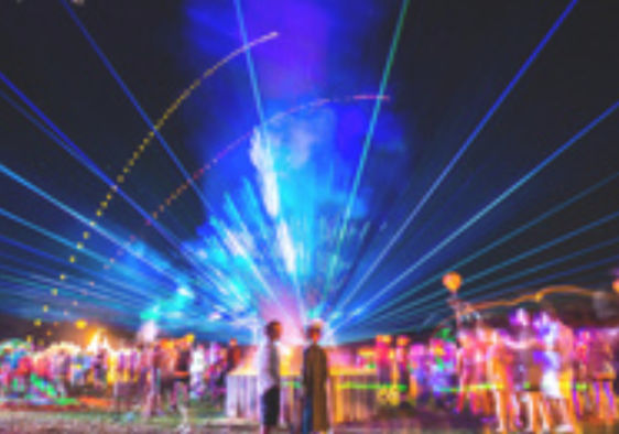 Rave Light Show Wallpaper