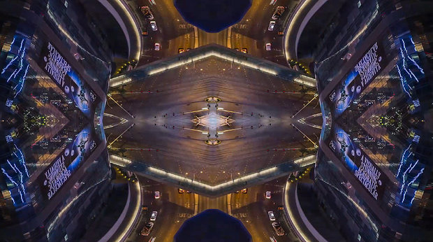 A Kaleidoscopic City View Gone Abstract - Goodnet