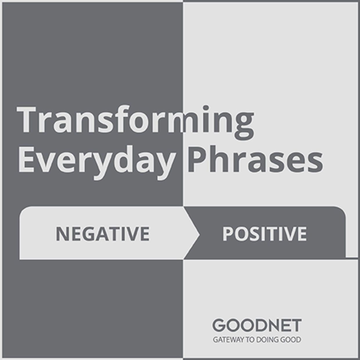 How to Give Everyday Words a Positive Boost [INFOGRAPHIC] - Goodnet