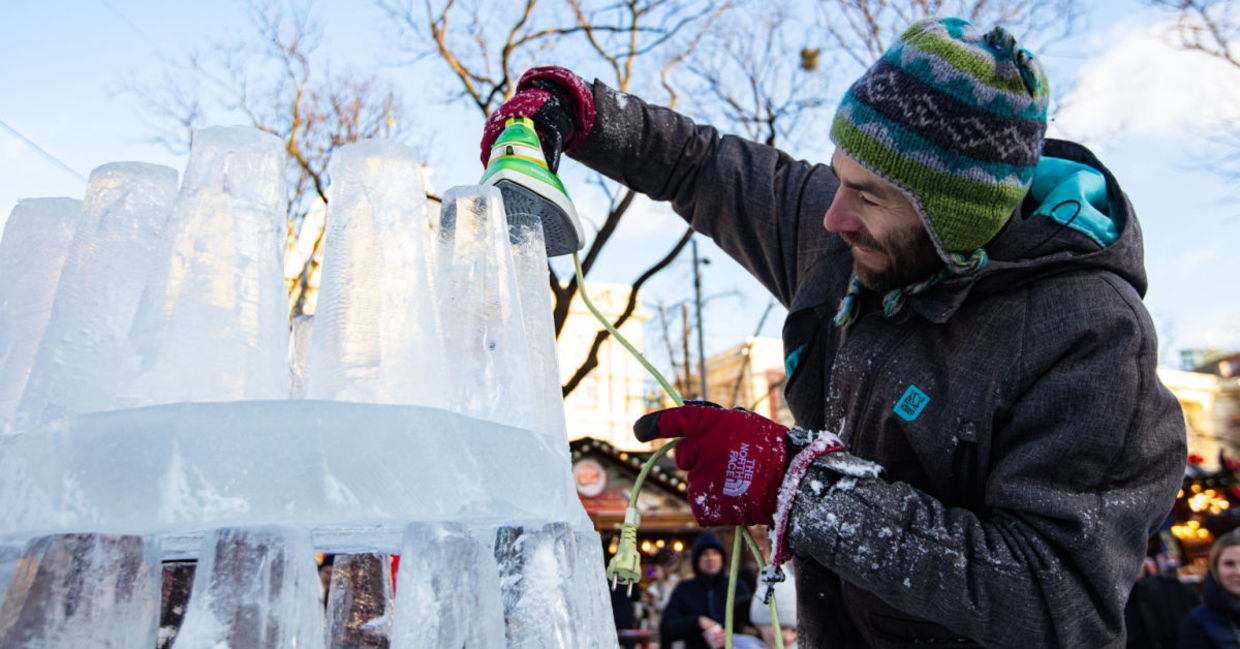 Snow Sculptor's Unique Life Journey - Goodnet